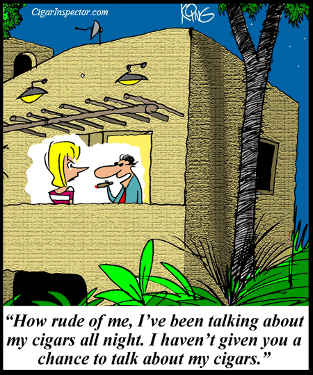 Sunday's Cigar Cartoon: "basic courtesy" | Cigar Inspector