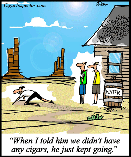 Sunday's Cigar Cartoon: "being a true aficionado" - Cigar Articles ...